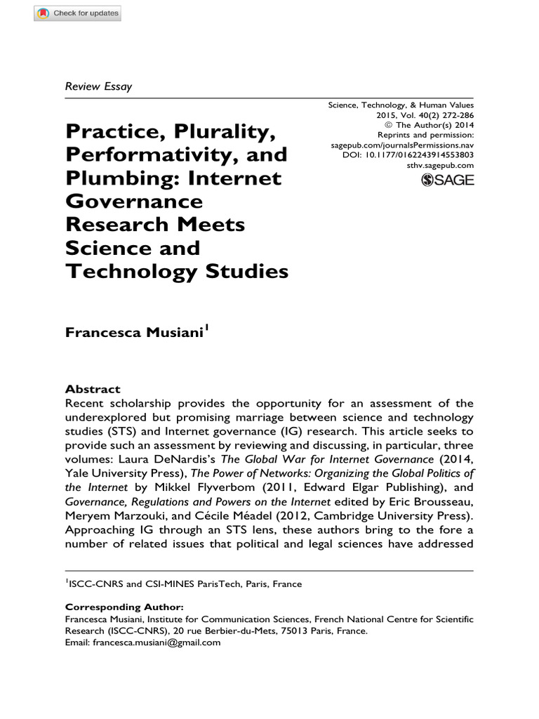 Musiani (2014) | PDF