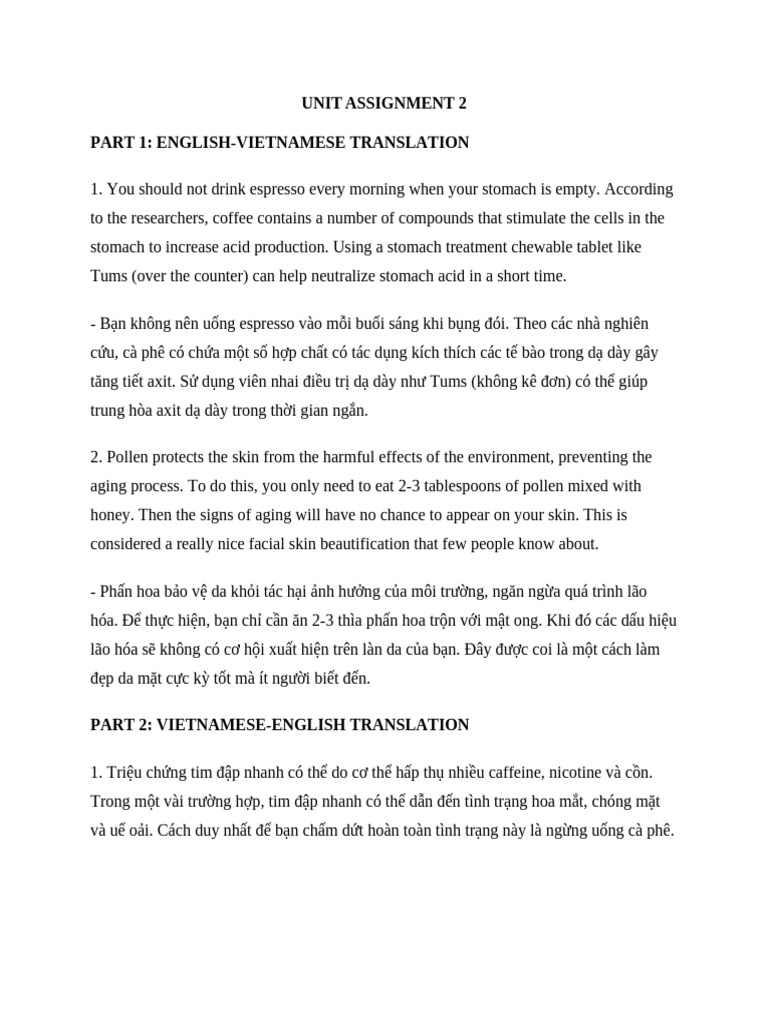 Unit Assignment 2 | PDF