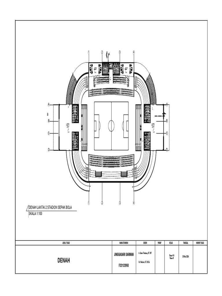 Denah Stadion 2 | PDF