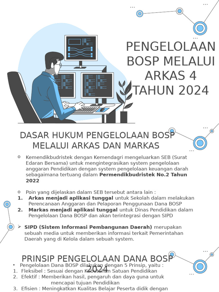 Pengelolaan BOSP Melalui Arkas 4 Tahun 2024 | PDF