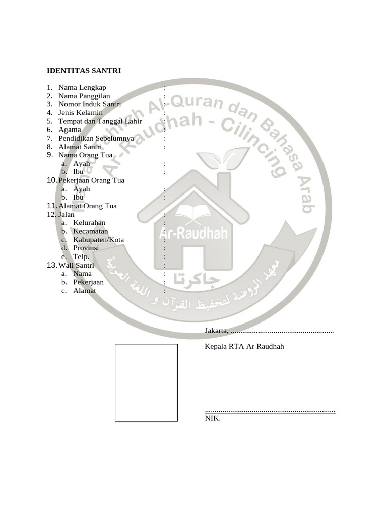 Identitas Raport | PDF