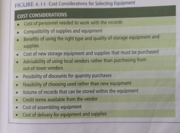 Cost Consideration Before Purchase Storage Equipment | PDF