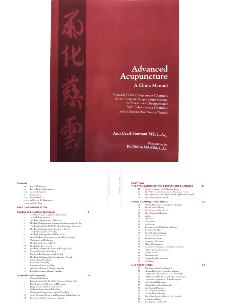 Advanced Acupuncture A Clinic Manual (Ann Cecil-Sterman) | PDF