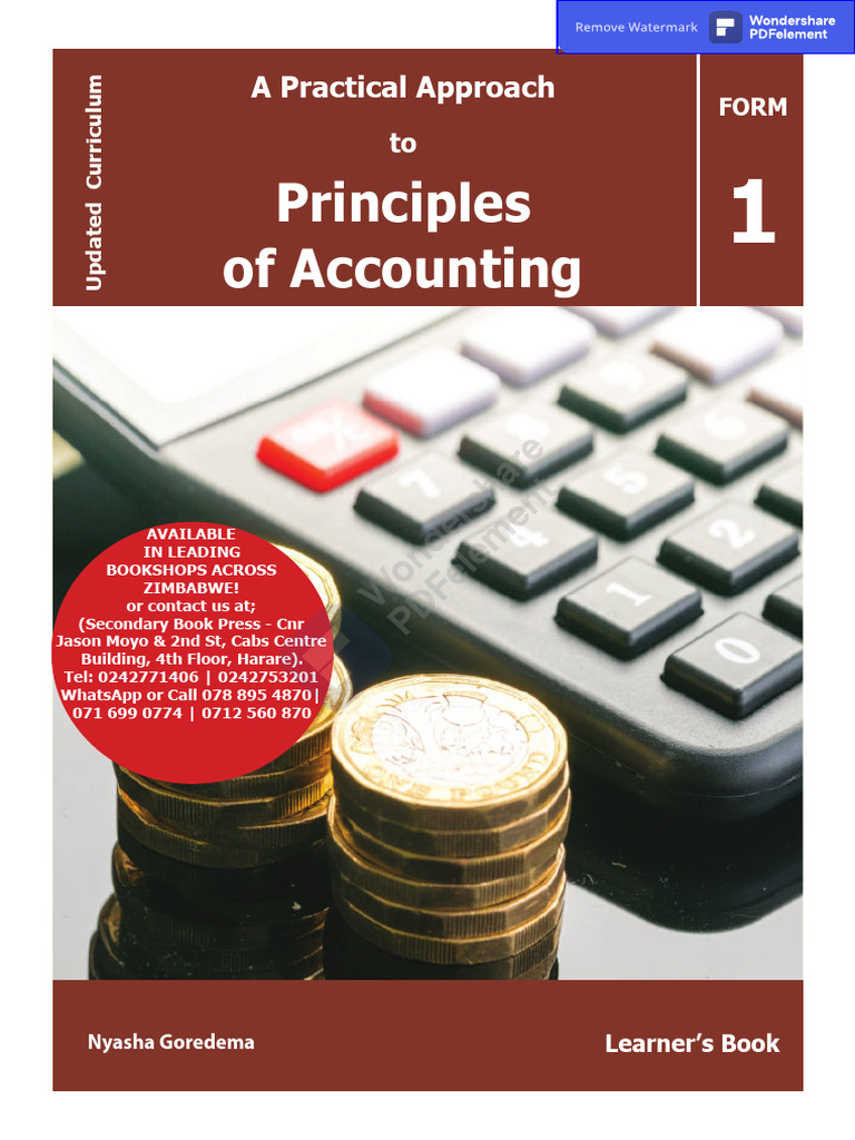 Principles of Accounting BK 1 Pract Approach | PDF