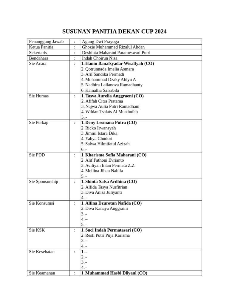 Dekan Cup 2024. | PDF