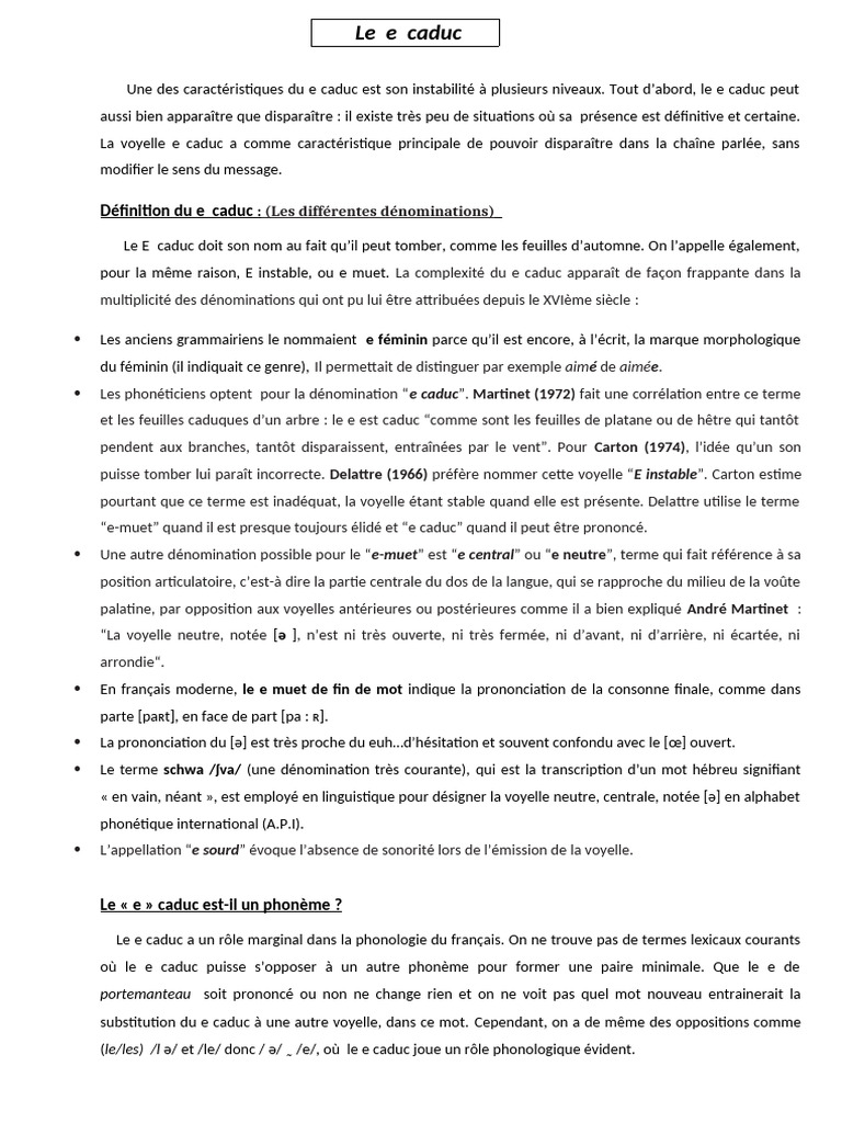 E Caduc | PDF