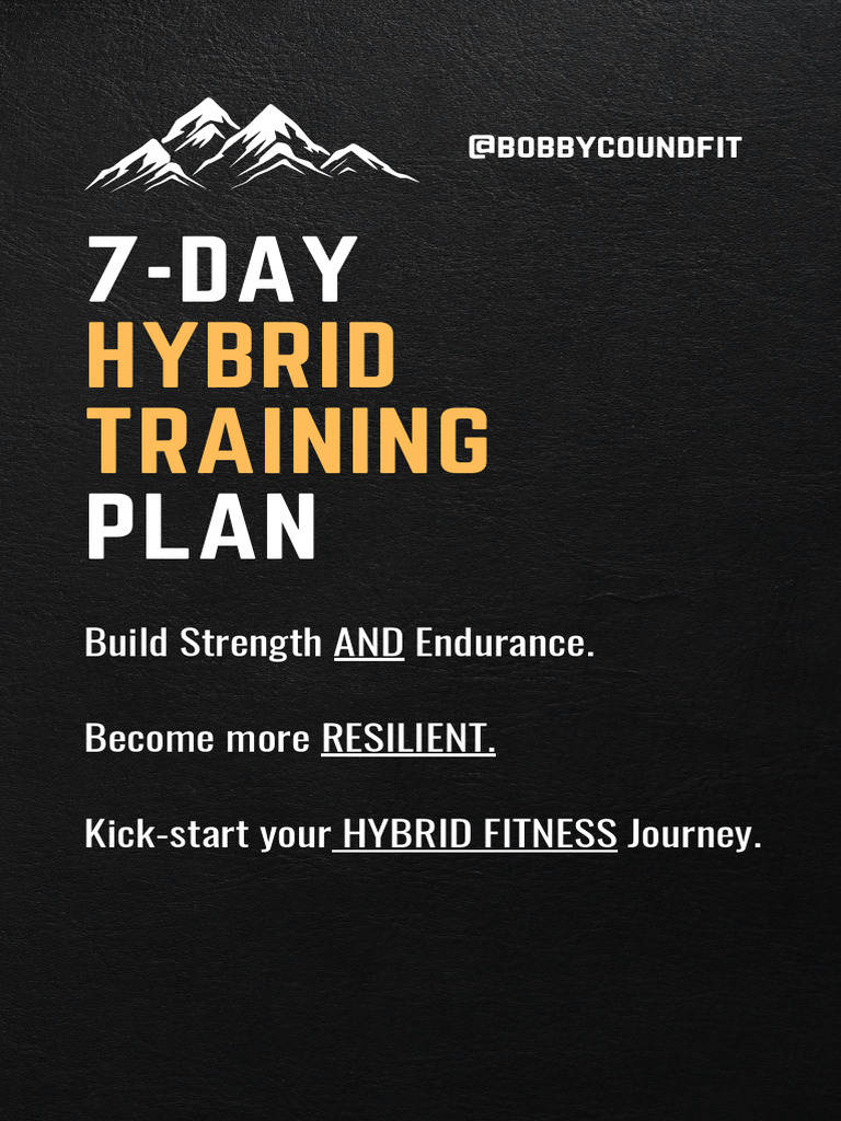 Free 7-Day Hybrid Training Plan | PDF