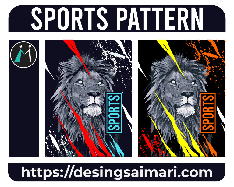 Sports Pattern Lyons Grunge | PDF