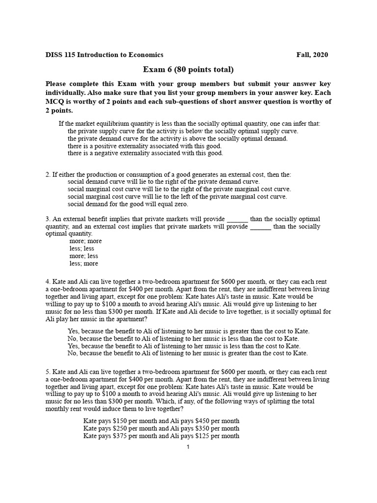Exam 6 | PDF