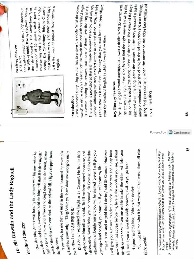 Sir Gawain and The Lady Ragnell | PDF