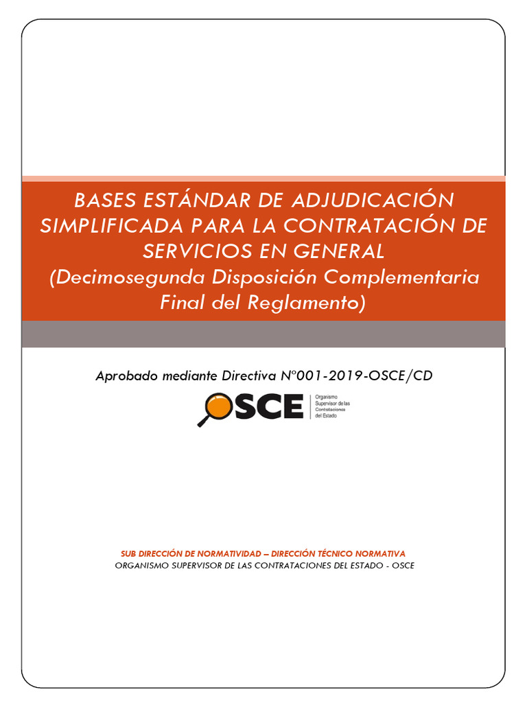 Bases AS 5 Servicios | PDF