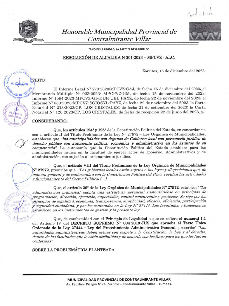 Resolucion de Penalidad | PDF