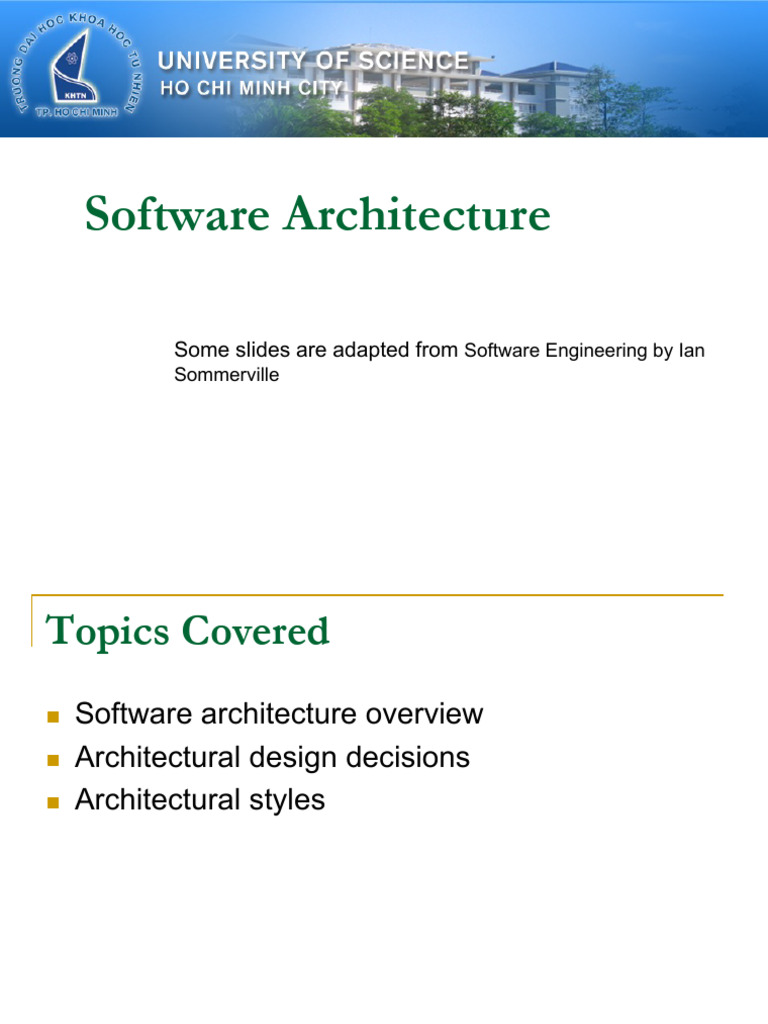 LN07 - Software Architecture | PDF