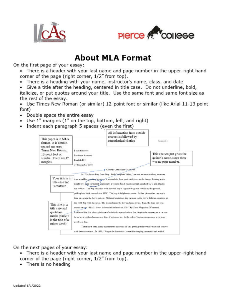 GUIDE - MLA Format 9th Edition | PDF