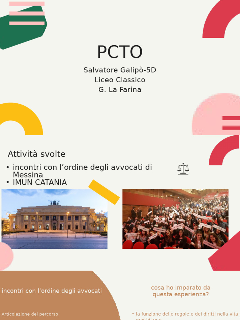 Pcto Maturità | PDF