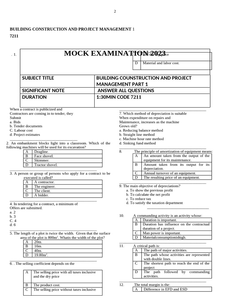 Project Management P1 | PDF