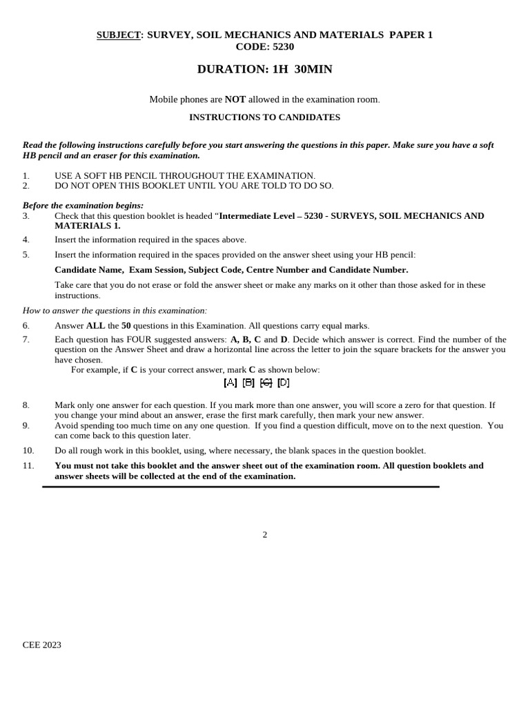 Soil Mechanics 1 Ol | PDF