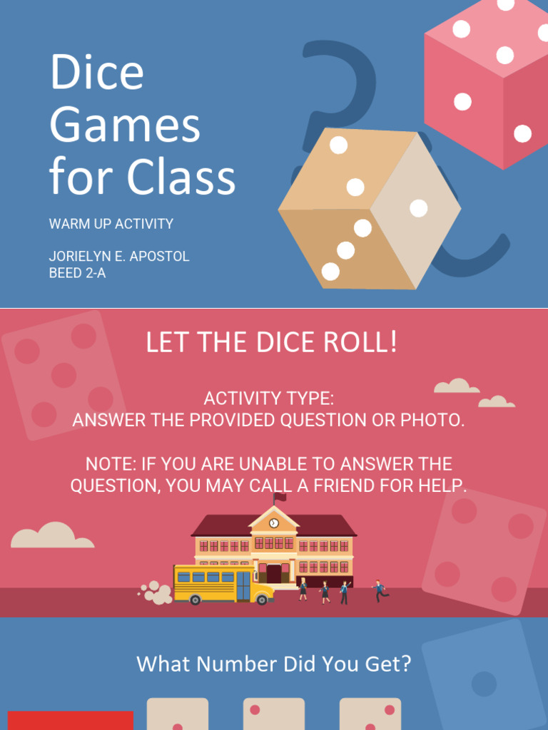 Science Dice Game | PDF