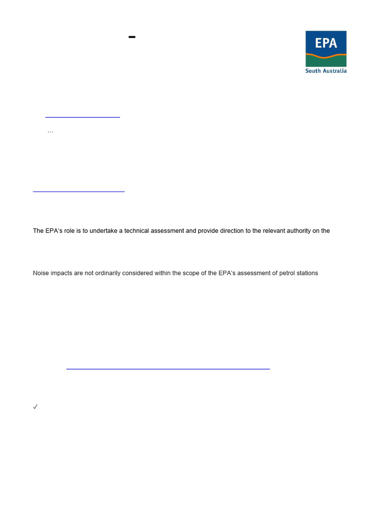 Petrol Station Development Application Checklist | PDF