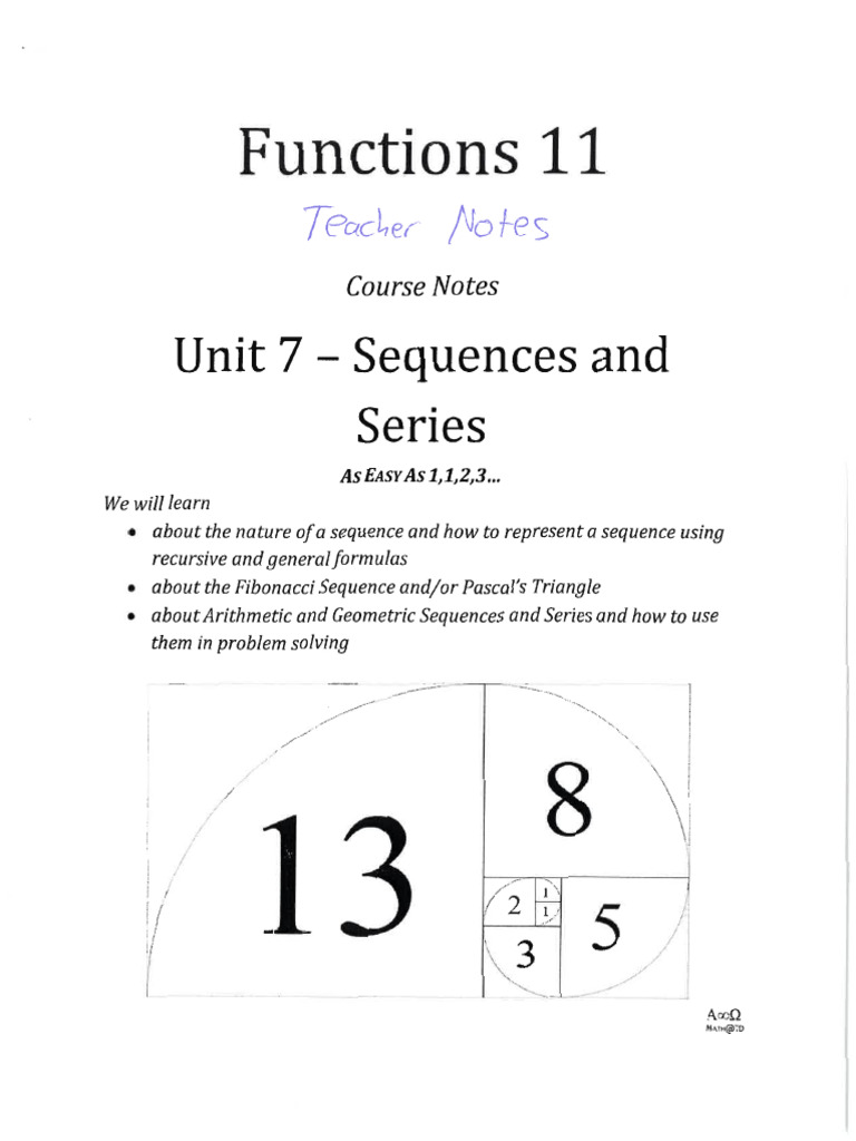 MCR3U CH 7 Notes - Filled in | PDF