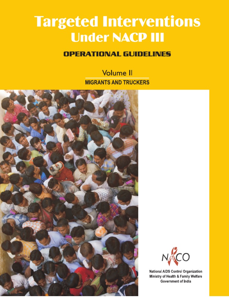 NACO-TI Migrants Operational Guidelines | PDF | Capacity Building ...