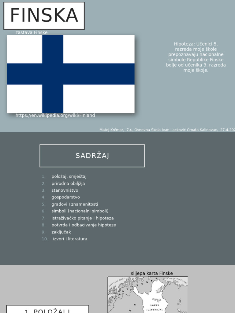 Finska: Zastava Finske | PDF