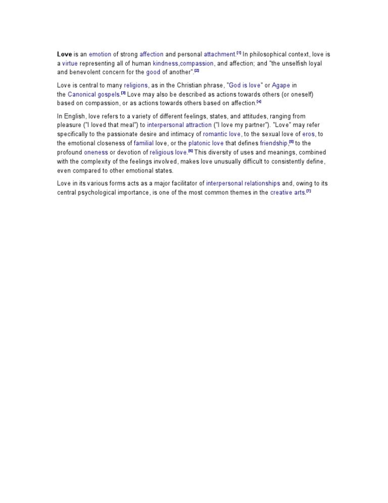 Love | PDF