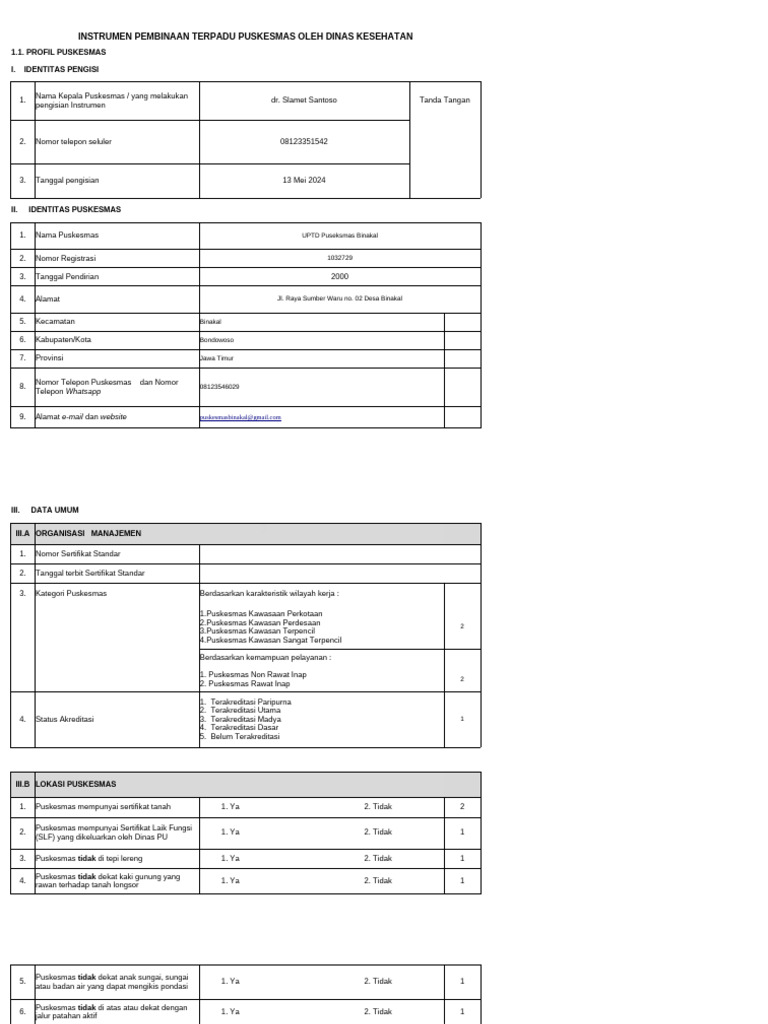 Instrumen TPCB 2024 Binakal | PDF