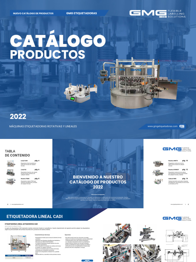 Catalogo GMG Español | PDF