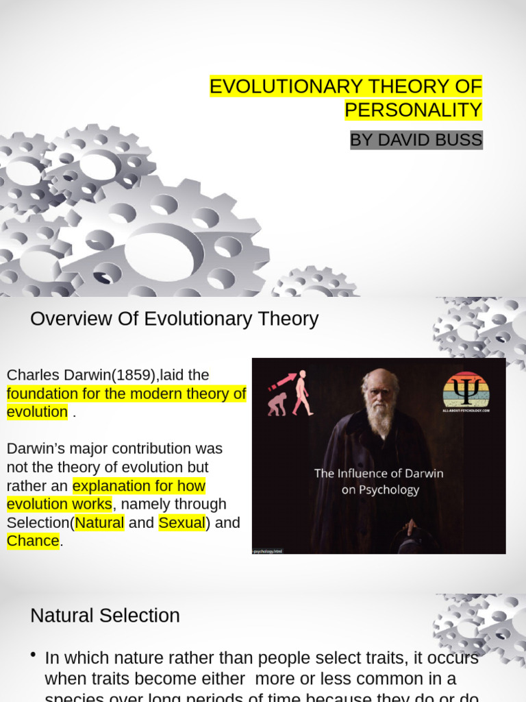 Evolutionary Theory of Personality | PDF