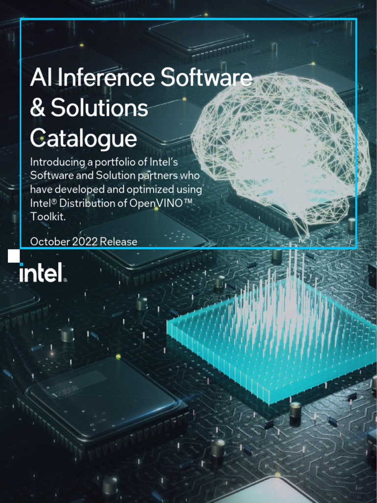 Ai Inference Software Solutions Catalogue 2022 | PDF | Computer Vision ...
