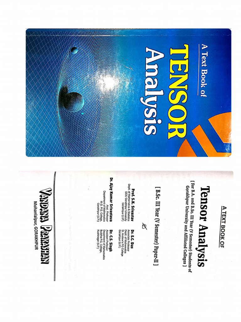 Tensor Analysis 5sem | PDF