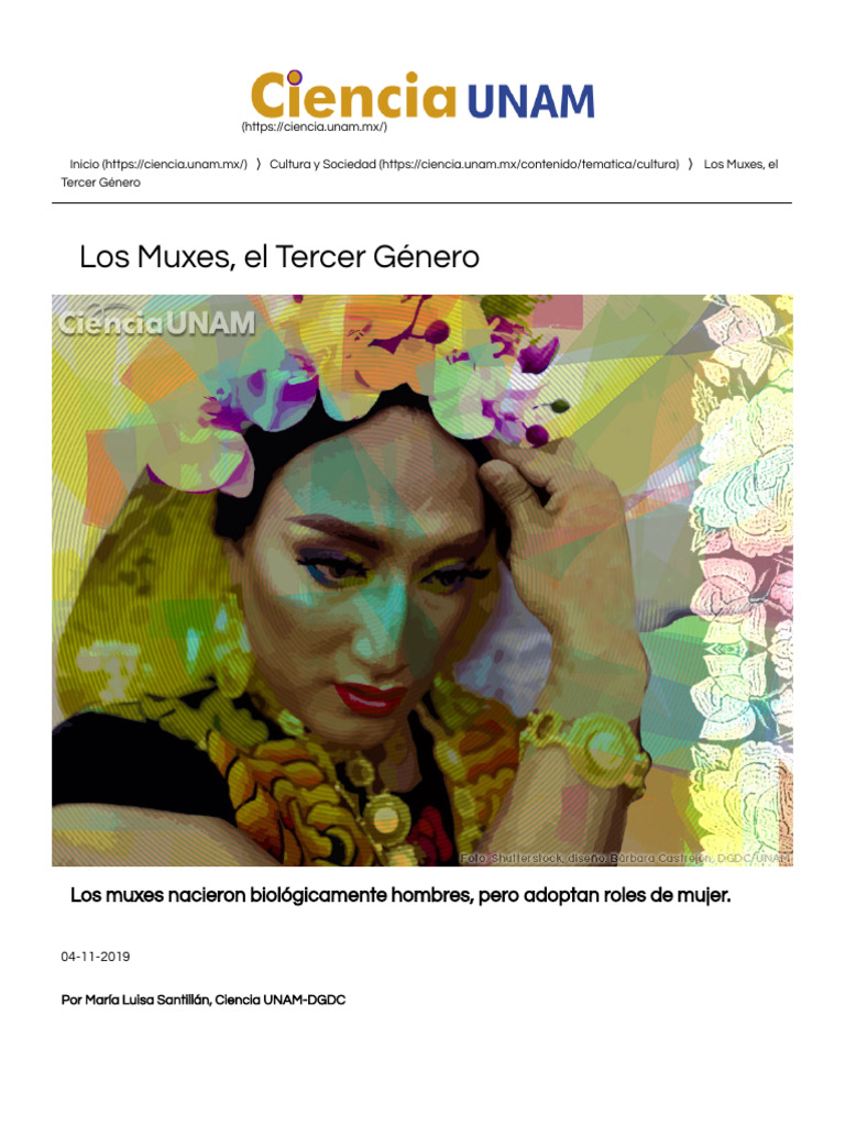 Los Muxes, El Tercer Género - Ciencia UNAM | PDF