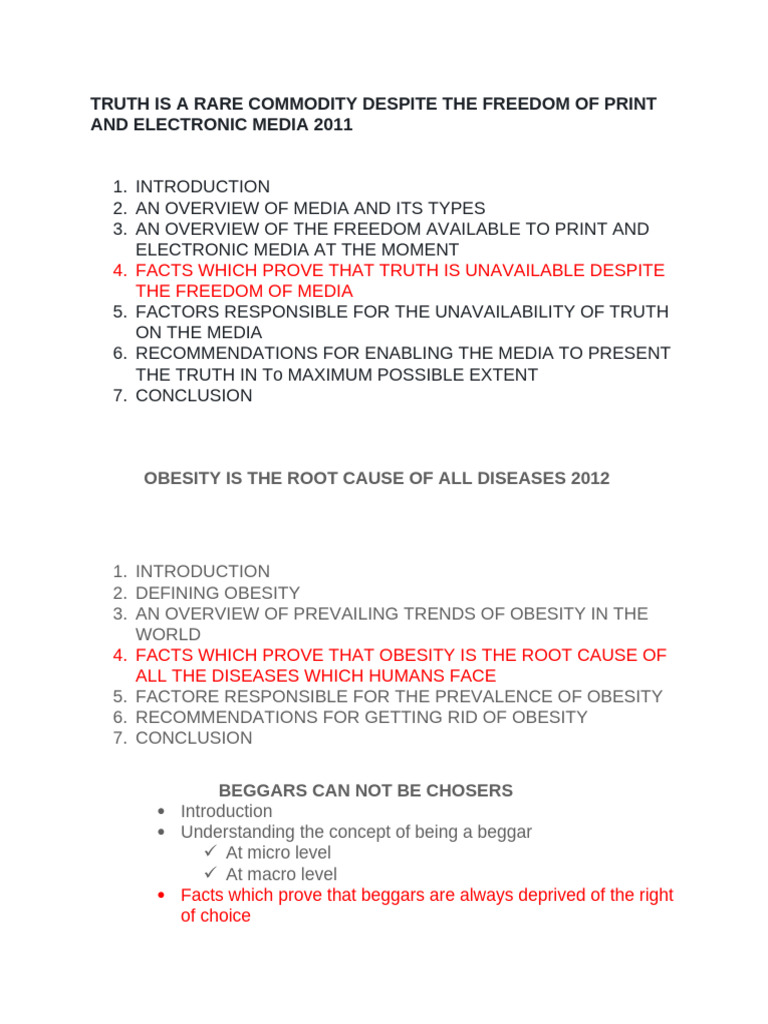 Main Outline Material-1 | PDF