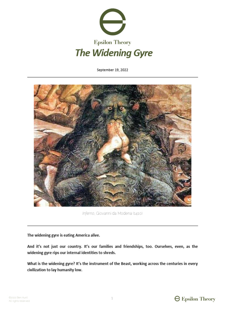 2022 09 19 The Widening Gyre | PDF