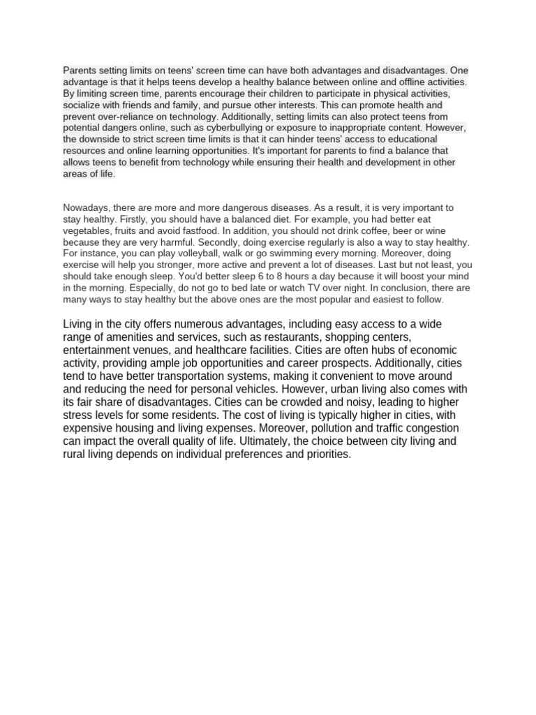 Parents Setting Limits On Teens | PDF