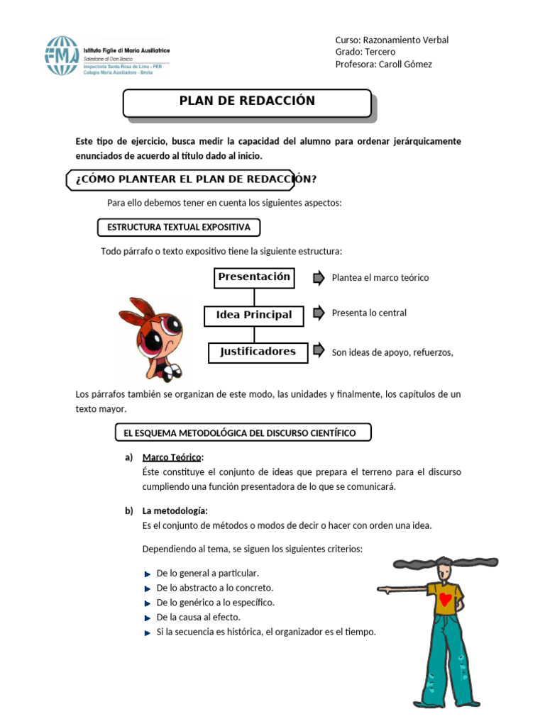 Plan de Redacción Resueltos | PDF