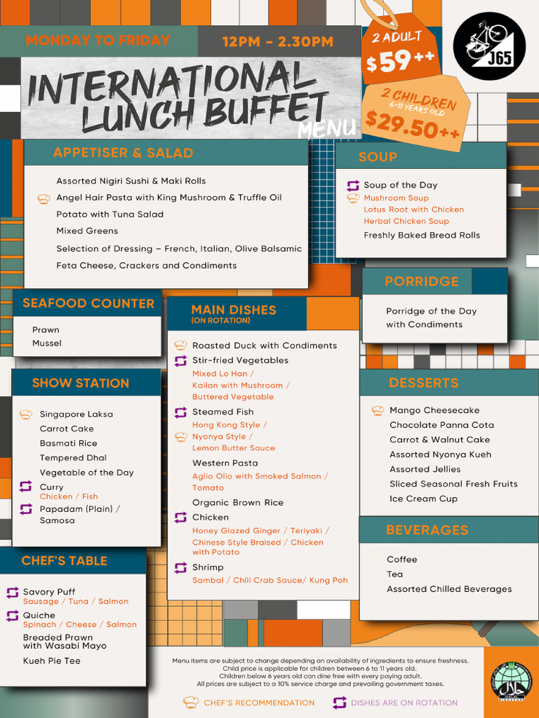 J65 International Lunch | PDF