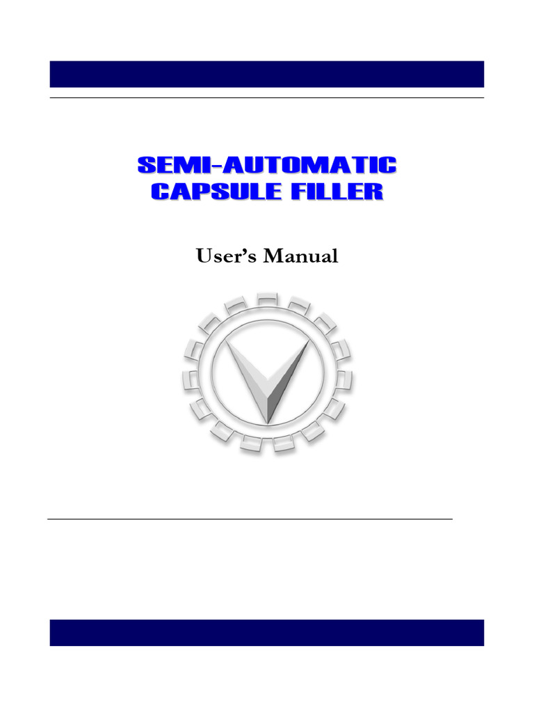 VSF-III Manual Encapsuladora | PDF