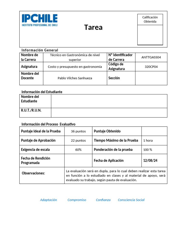 Tarea 1 Costop | PDF