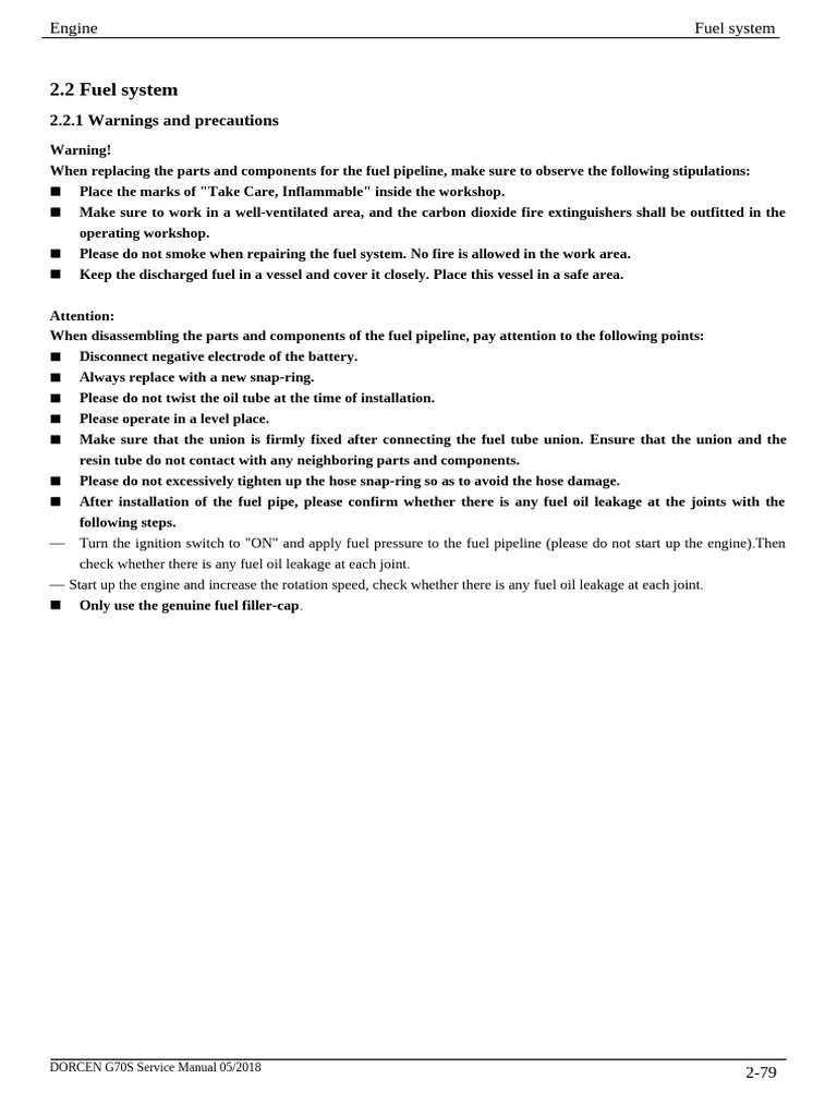 2.02 Fuel System | PDF
