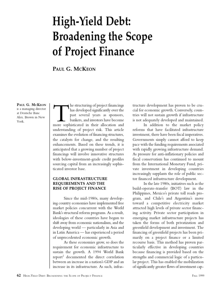 High-Yield Debt - 1999 | PDF