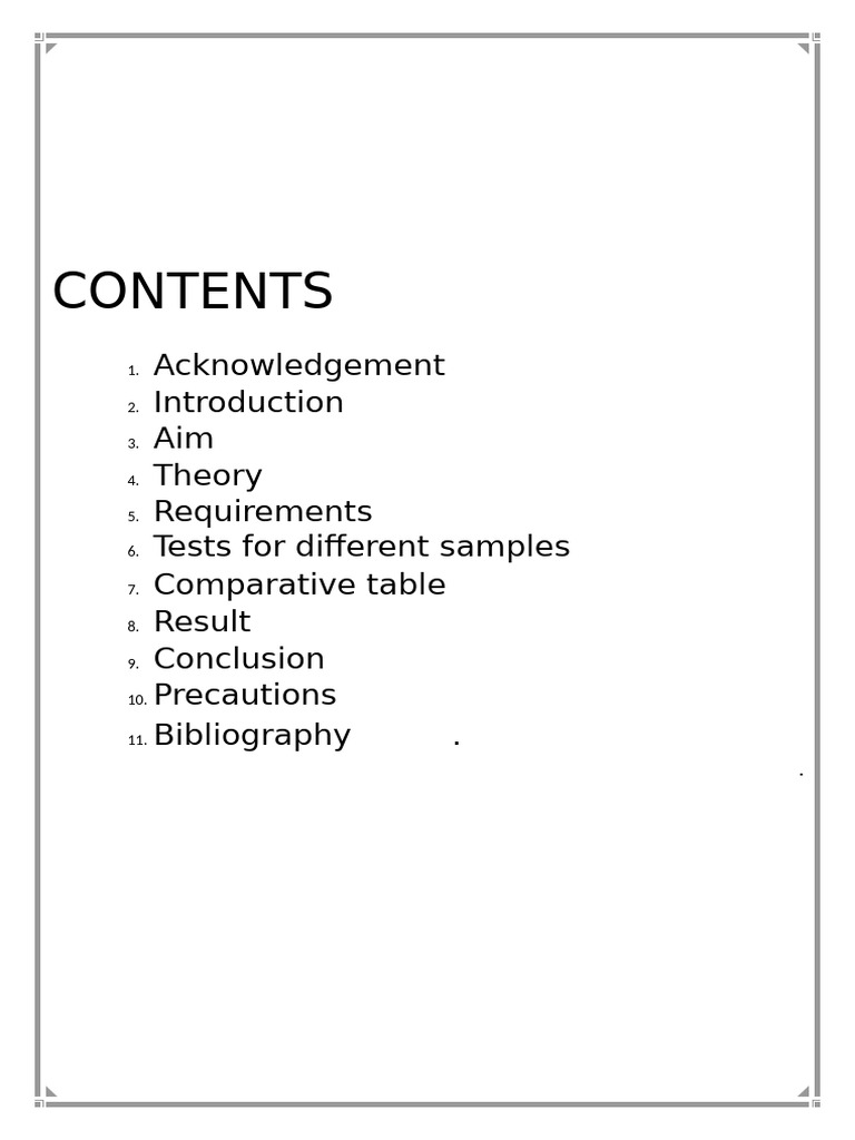 Aman Chemistry Investigatory Project XII On Toothpaste Analysis | PDF