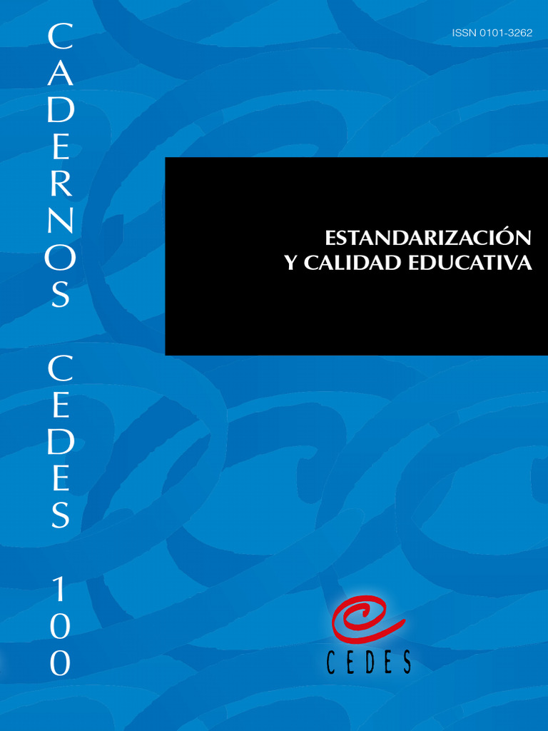 CUADERNOS CEDES. Estandarización y Calidad Educativa | PDF