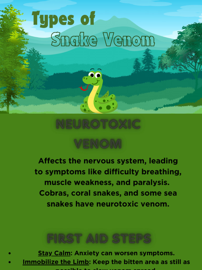 Types of venom | PDF