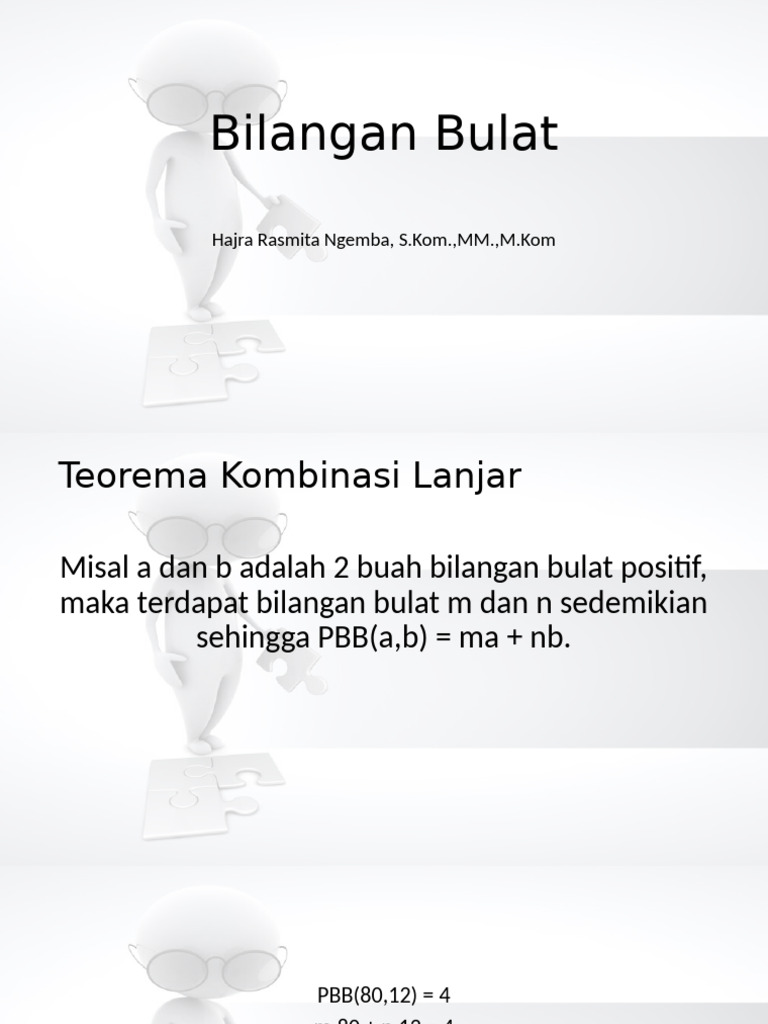Materi 3 (Bilangan Bulat) | PDF