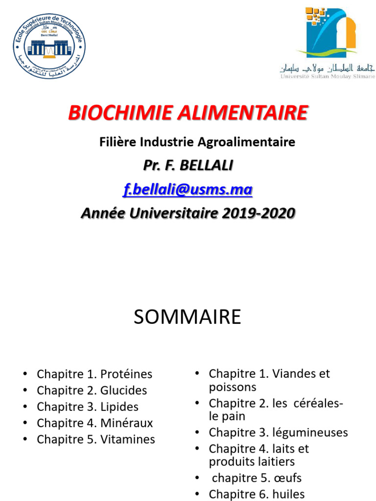 Cours Ba Partie 1 Fbellali 2020 Est. | PDF