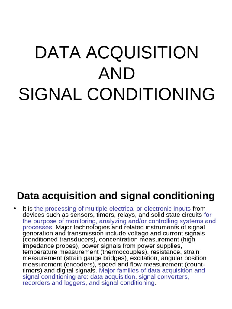 Presentation-12 Data Acquisition | PDF