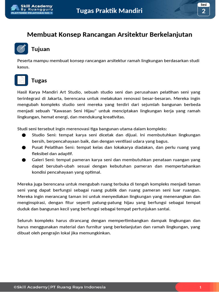 TPM 2 Konsep Rancangan Arsitektur ABASSUNI | PDF