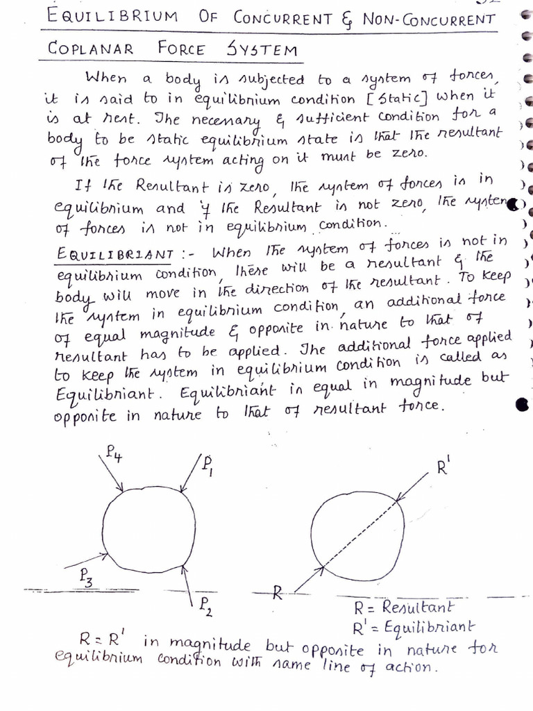 Module 2 Equilibrium | PDF